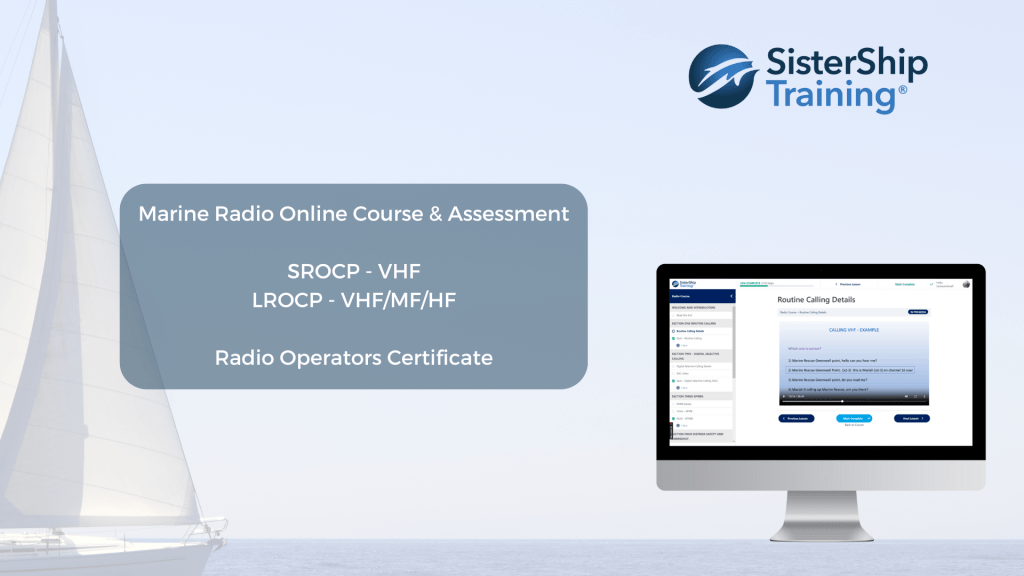Marine Radio Online Courses & Assessment - SisterShip Training and Boat ...